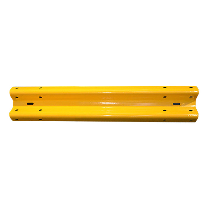 Guard Rail W-Beam 2.5M – Powdercoated Safety Yellow — Car Parks and Roads