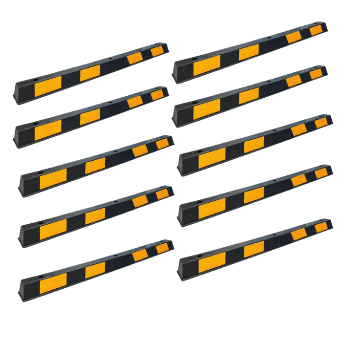 Wheel Stop 10 pack. 10 yr warranty. 1650mm long. — Car Parks and Roads